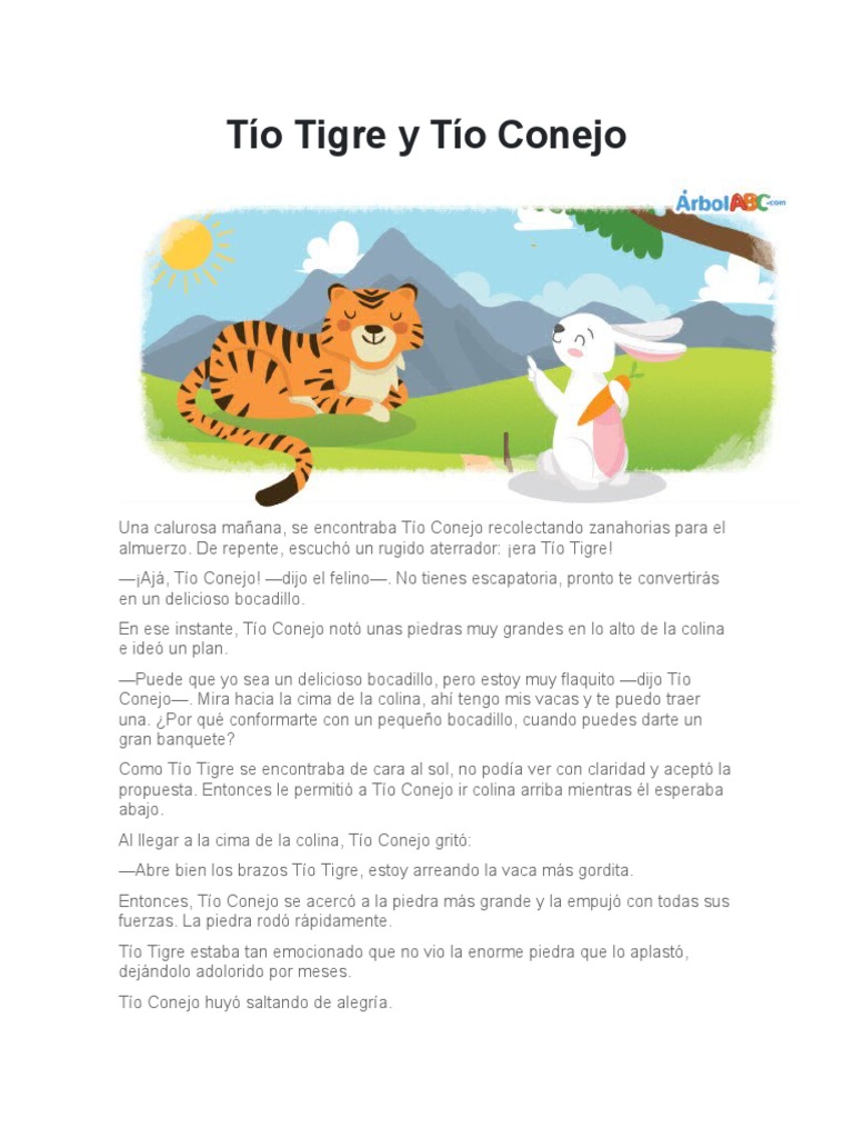 Tío Tigre Y Tío Conejo Pdf