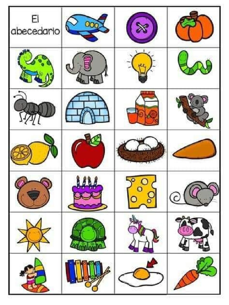 Abecedario Imágenes | PDF