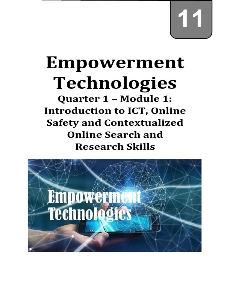 Empowerment-Technology-Module-1-1st-quarter | PDF | World Wide Web | Internet & Web