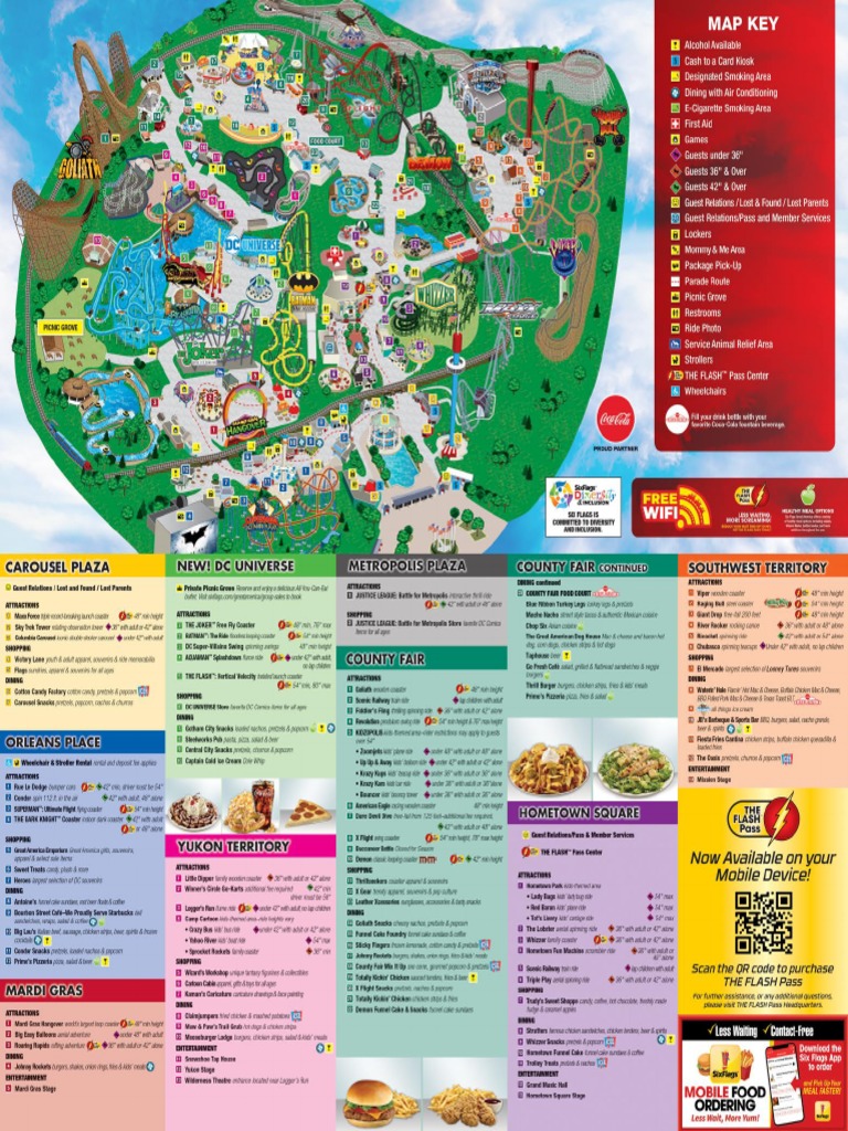 Six Flag Map | PDF