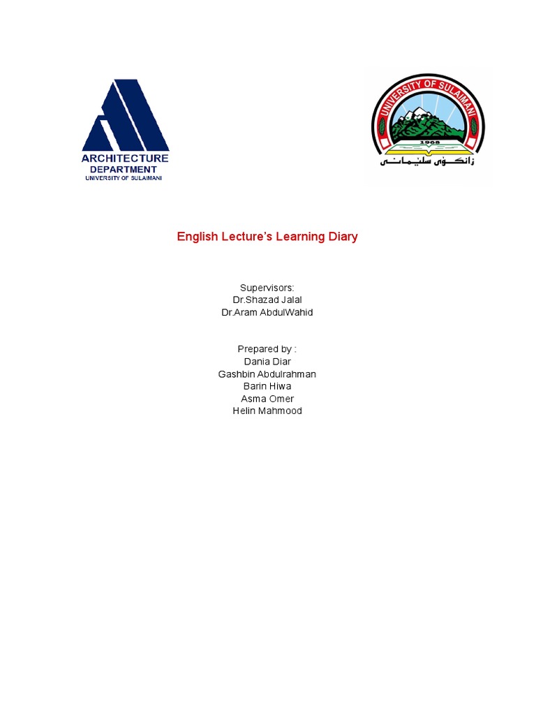 Learning Diary | PDF | Alternative Medicine | Friendship