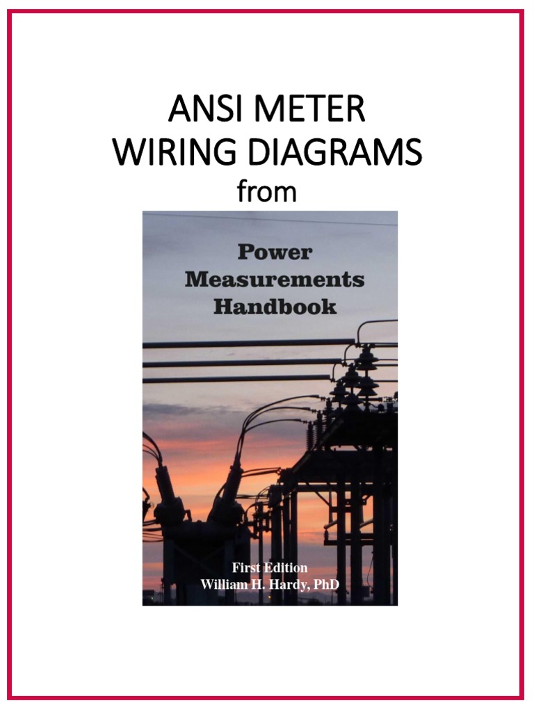 ANSI Meter Wiring Diagrams Guide | PDF | Manufactured Goods | Power ...