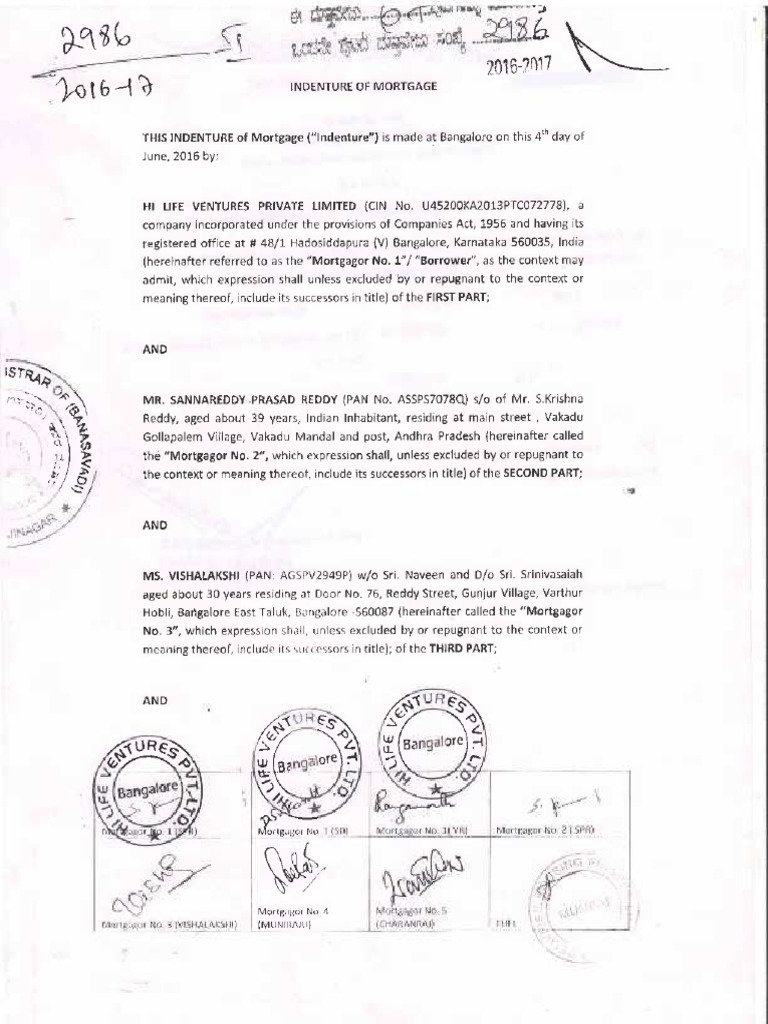 Instrument(s) of Creation or Modification of charge-TRIFLORA-08062016 ...