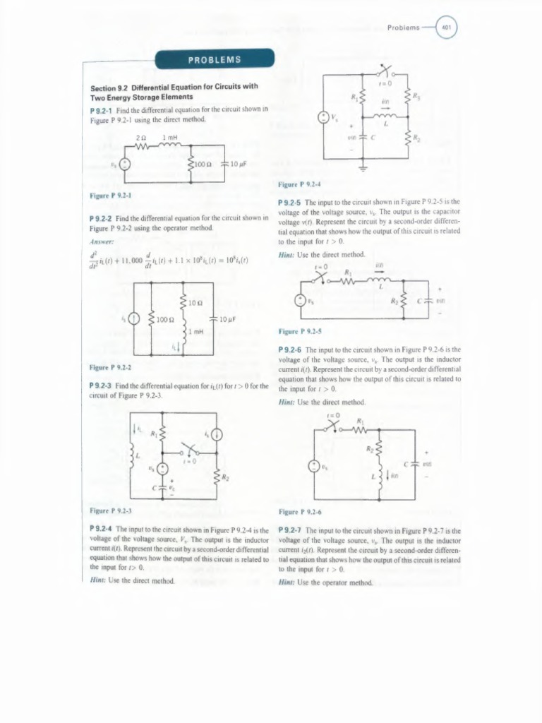 Dorf Chapter 9 | PDF | Electrical Network | Damping