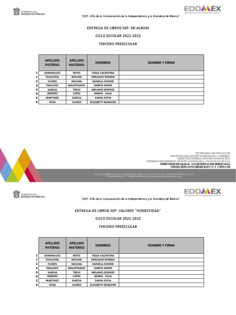 Entrega Libros | PDF | Etapas educativas