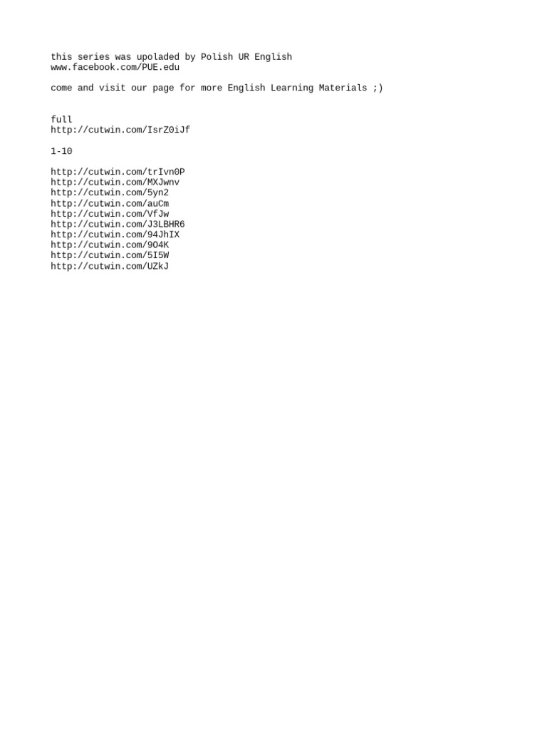 Friends Complete 1 - 10 | PDF