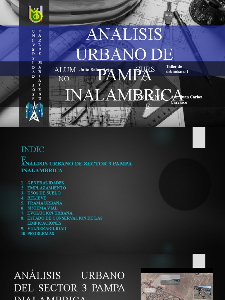 Análisis Urbano Sector 3 Pampa Inalámbrica | PDF | Ciencias sociales