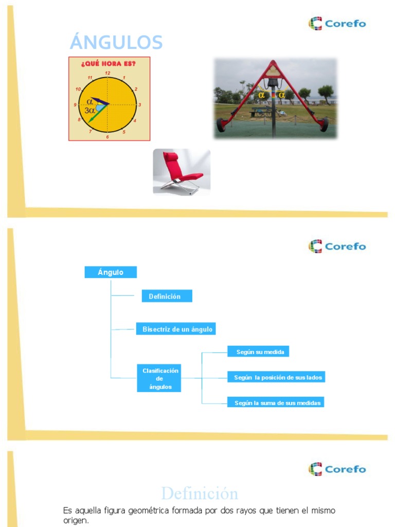 PPT_ 30-26 Ángulos | PDF | Ángulo | Geometría