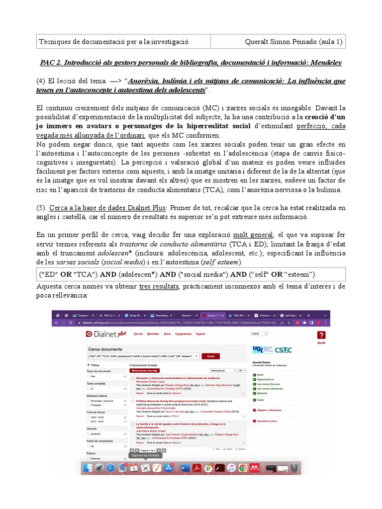 Pac 2. Tècniques | PDF