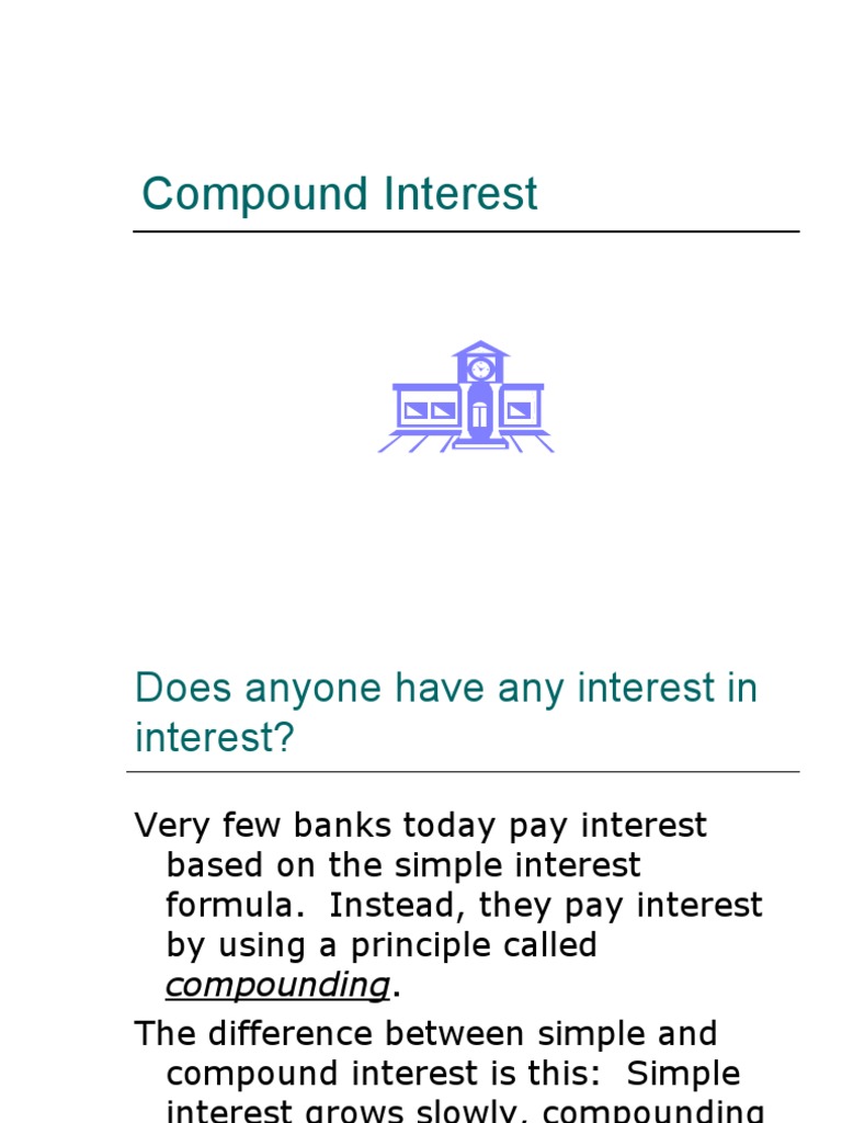 Understanding Compound Interest Basics | PDF | Interest | Compound Interest