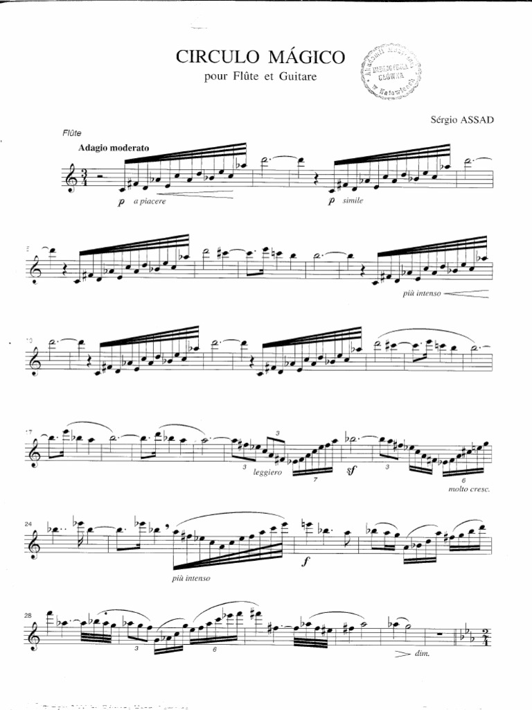 Sergio Assad Circulo Magico | PDF