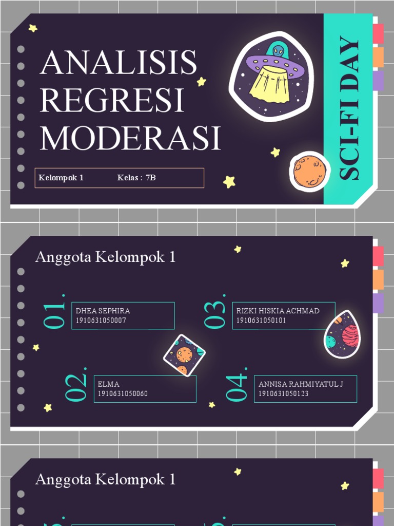 Analisis Regresi Moderasi Kelompok 1 | PDF