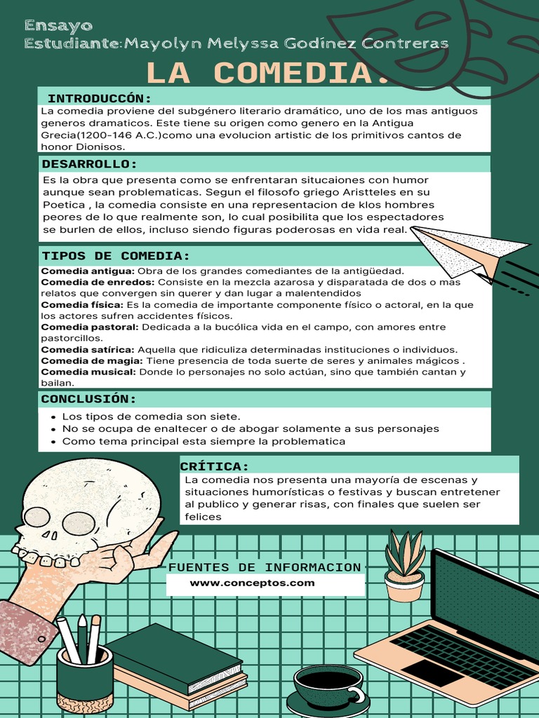 Sub Generos Literario, LA COMEDIA | PDF | Clásicos