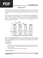 Diesel Cycle - Process, PV Diagram, Efficiency With Derivation ...