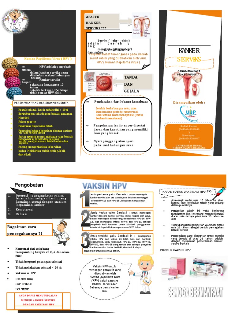 Leaflet Kanker Serviks Baru | PDF