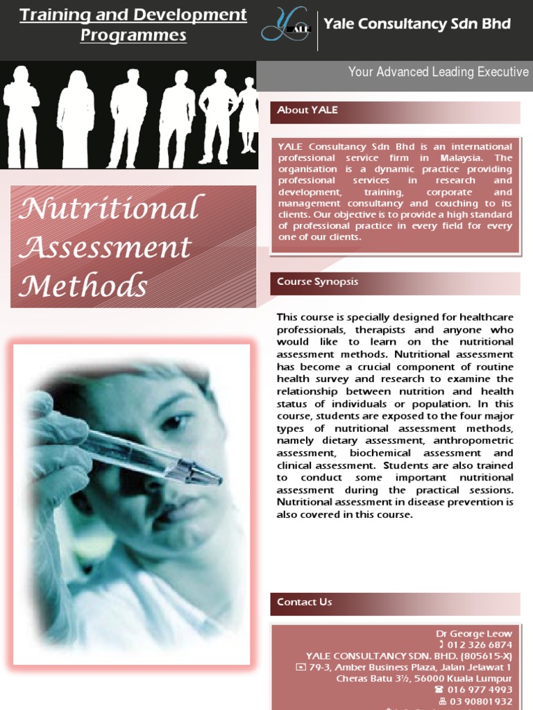Nutritional Assessment Methods | PDF | Dietitian | Nutrition