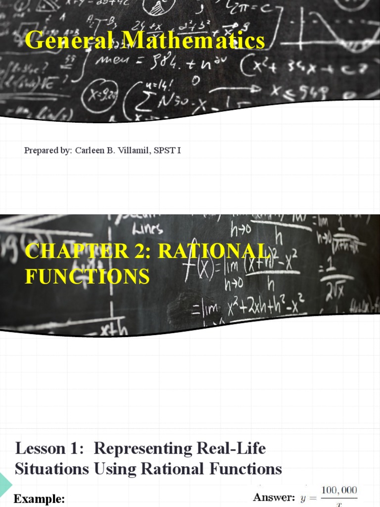 Rational Functions Pdf Equations Function Mathematics