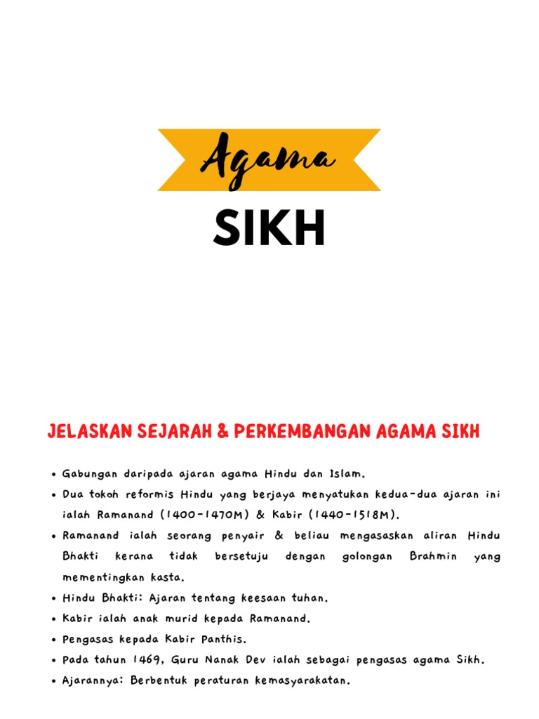 Agama 2 - Sikh | PDF