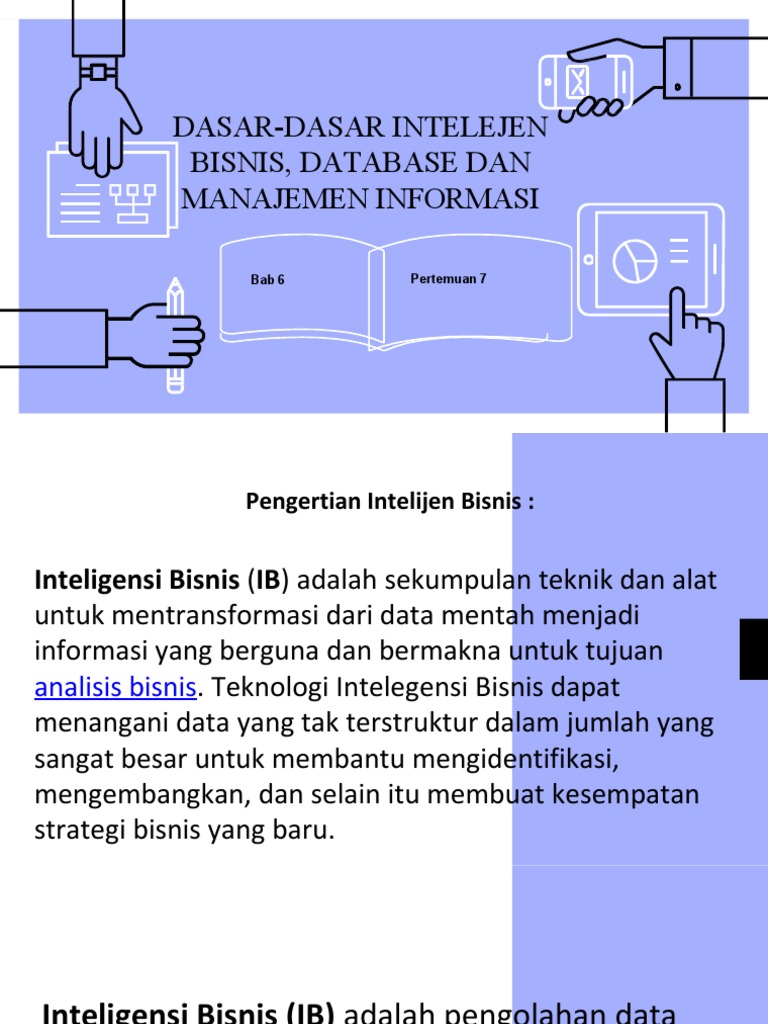 Dasar Intelijen Bisnis dan Database | PDF
