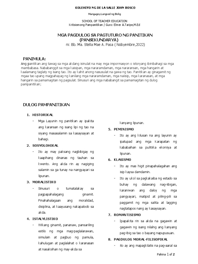 Module Filipino | PDF