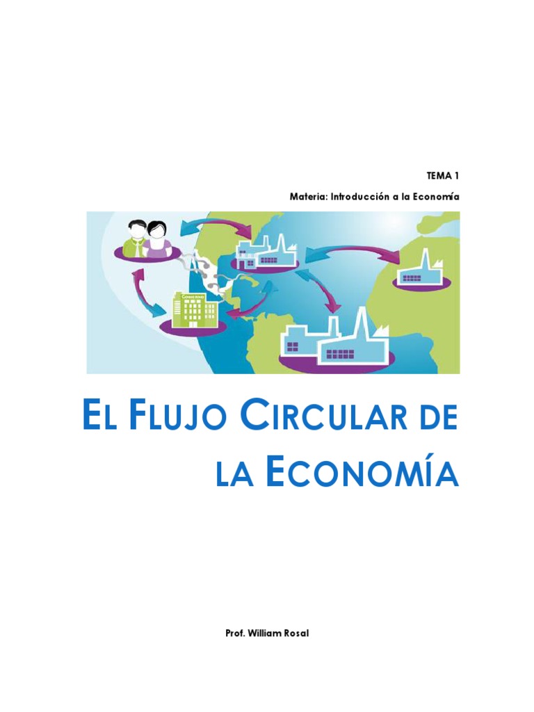 Flujo Circular en Economía: Conceptos Clave | PDF | Macroeconómica ...