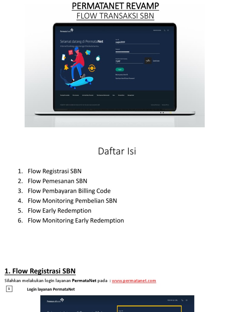 Flow Pembelian SBN Via Pnet Revamp | PDF