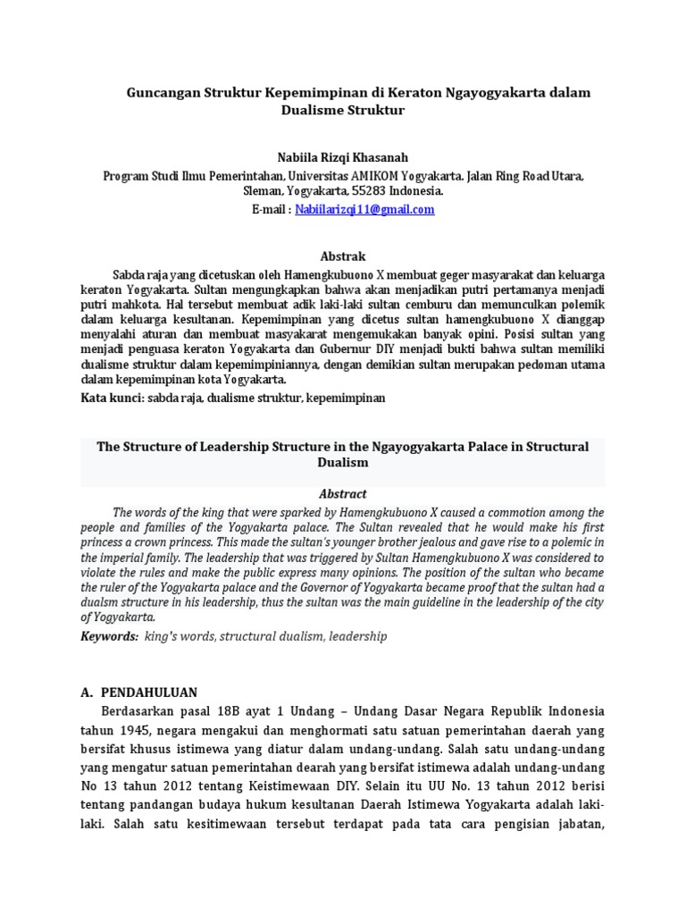 Uas Paper Kepemimpinan | PDF