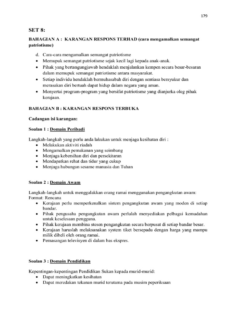 Skema Jawapan Kertas 1 BM PPT 2022 | PDF