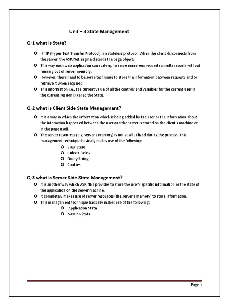 Unit - 3 | PDF | Http Cookie | String (Computer Science)