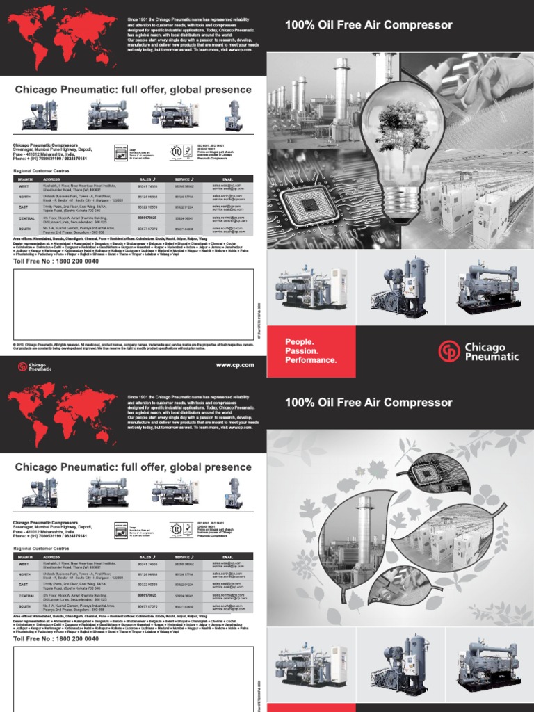 Oil Free Compressor | Download Free PDF | Manufactured Goods ...