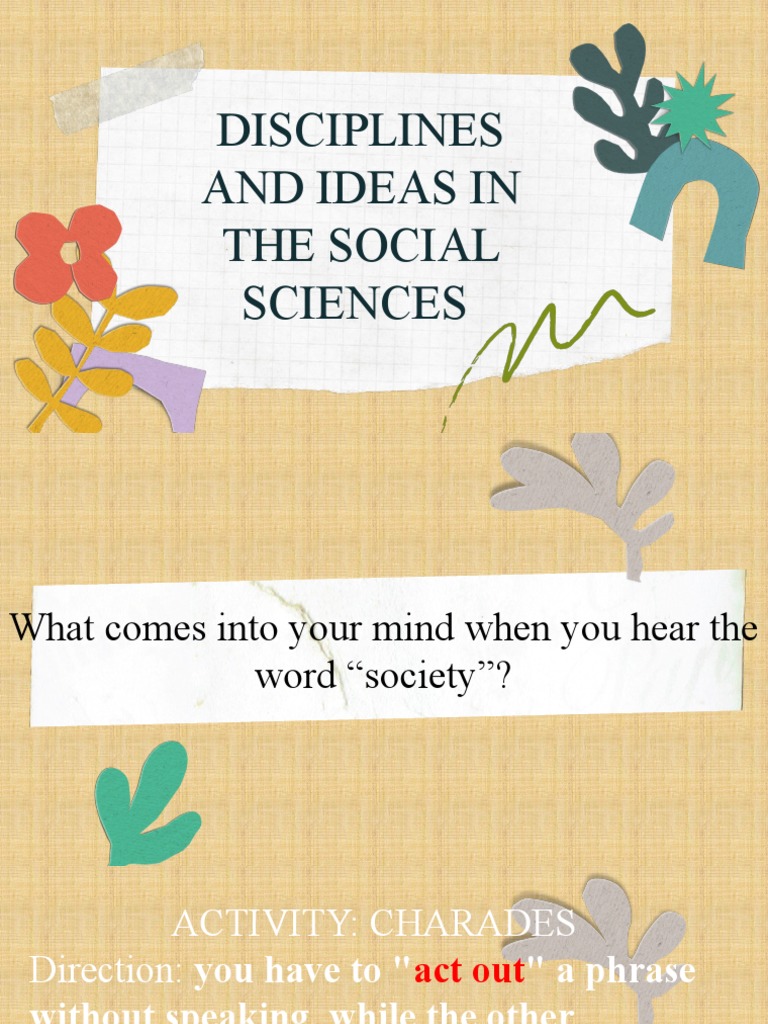 Diss Lesson 2 (Emergence of Social Science Discipline) - With Persons ...