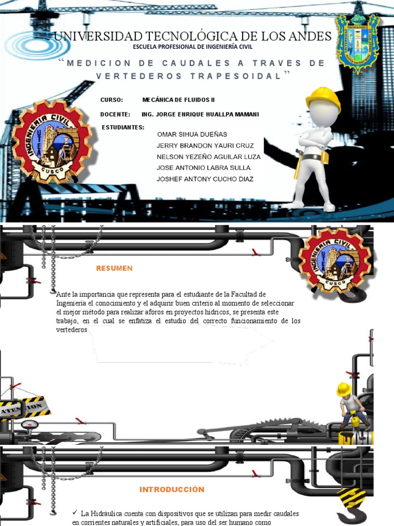 Mecanica de Fluidos II | Descargar gratis PDF | Descarga (hidrología) | Canal