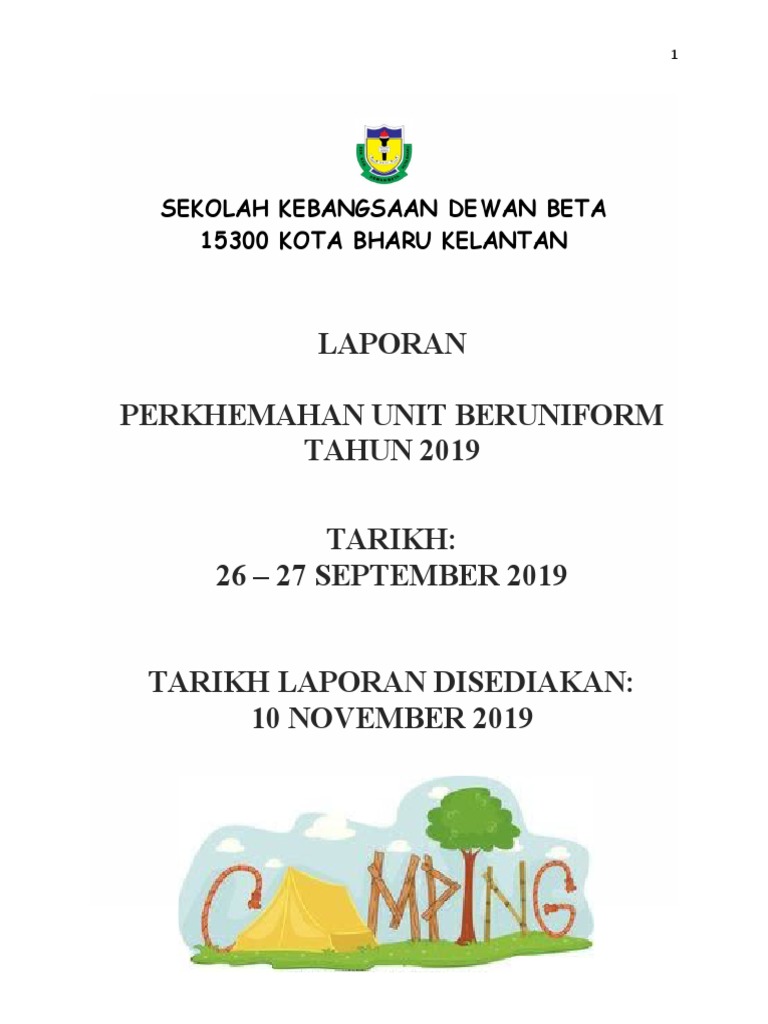 Laporan Perkhemahan 2019 | PDF | Karier & Perkembangan