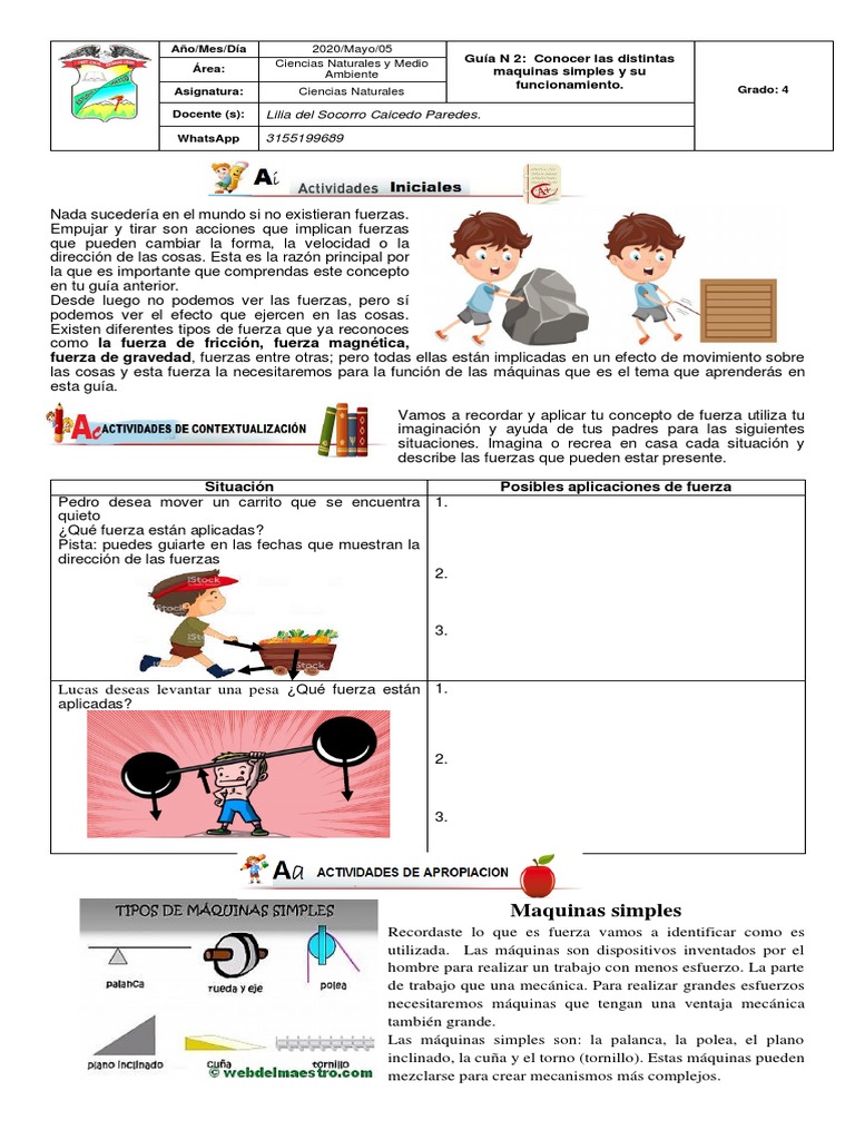 Maquinas Simples | PDF