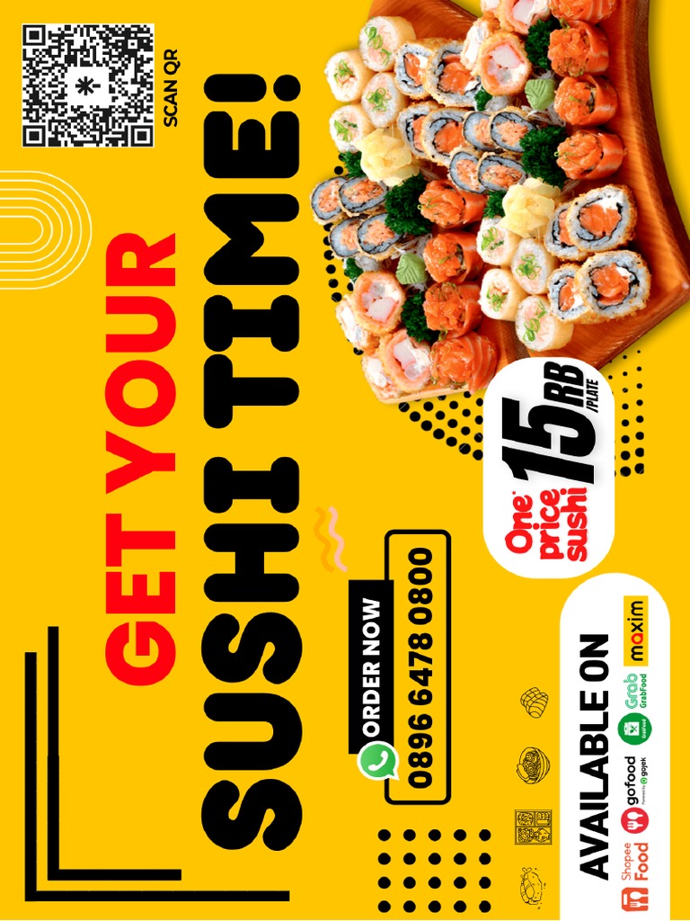 Sushi Time! Menu Finish 18 Oktober 2022 | PDF | Sushi | Japanese Cuisine