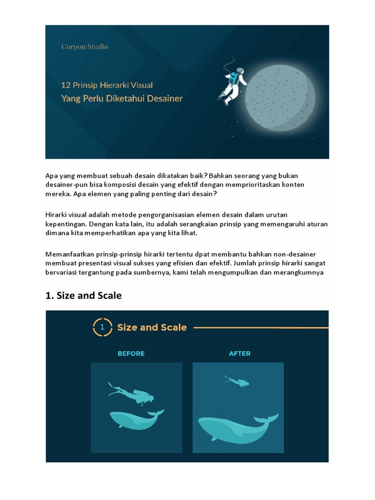 Hirarki Visual Lengkap | PDF