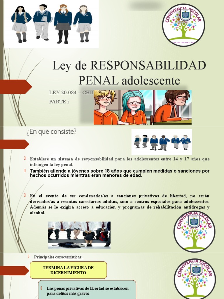 Ley de Responsabilidad Penal Adolescente | PDF | Derecho penal | Multa (pena)