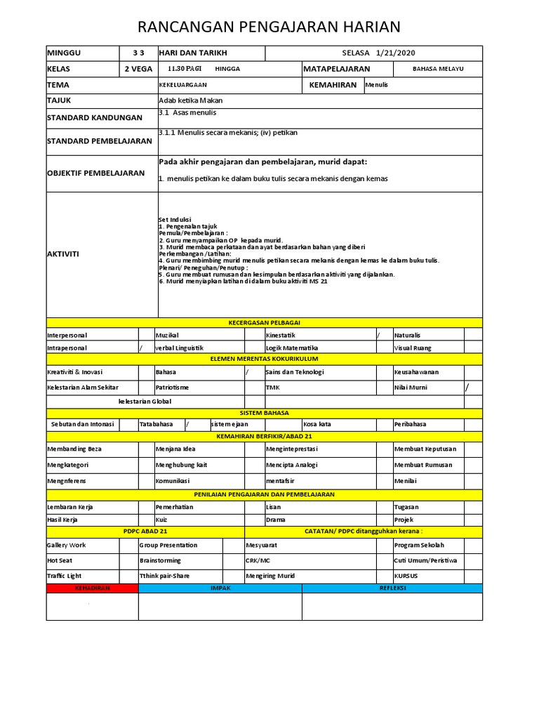 RPH BM t2 2019 | PDF