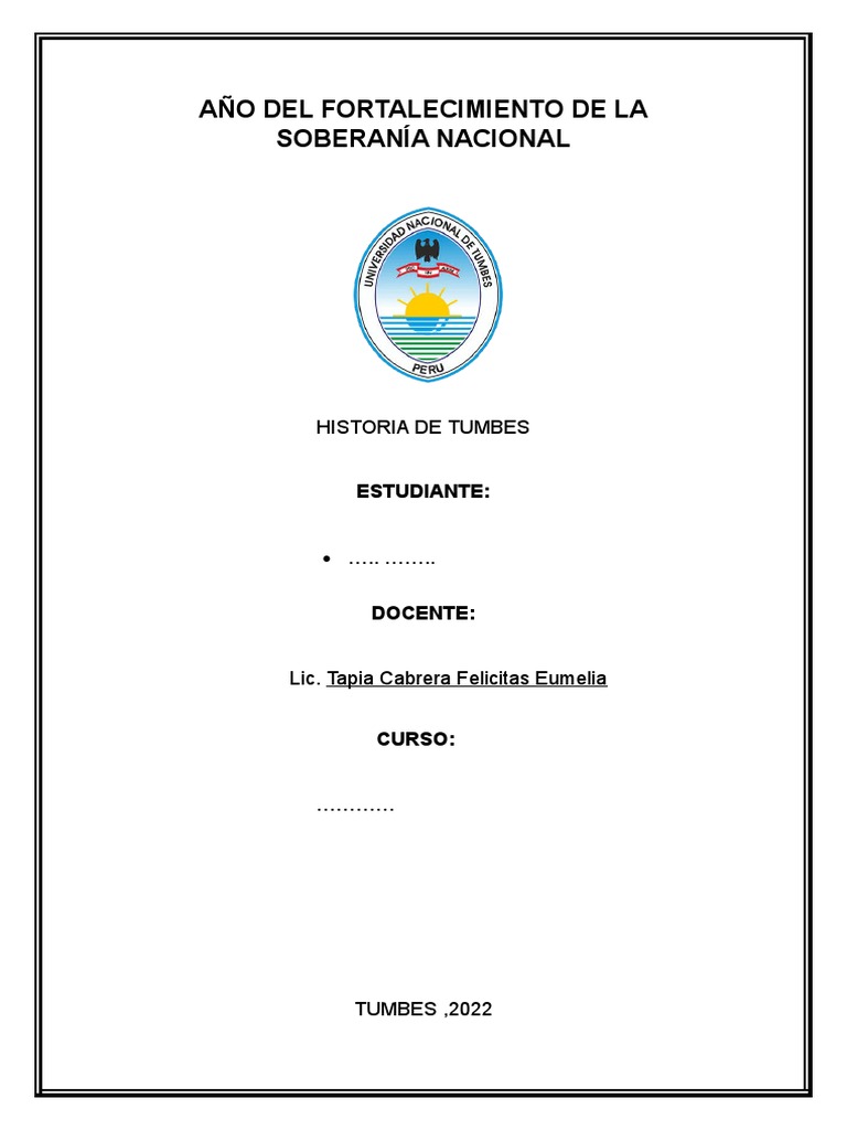 RESEÑA de Tumbes | PDF | Mariscos