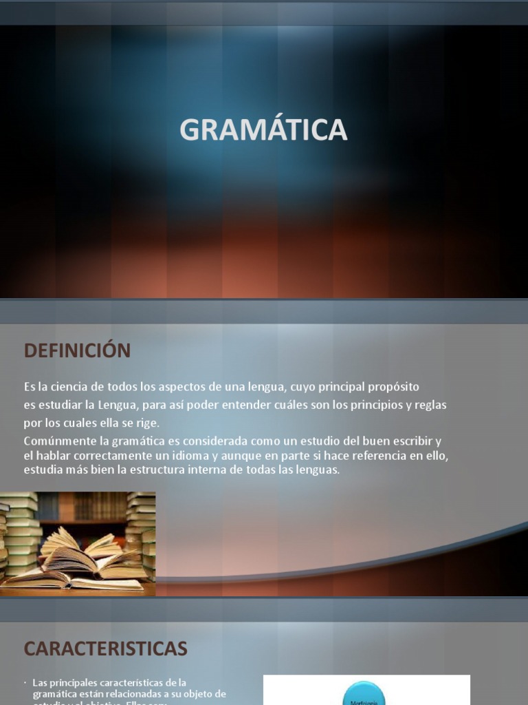 Gramática | PDF | Lingüística | Gramática