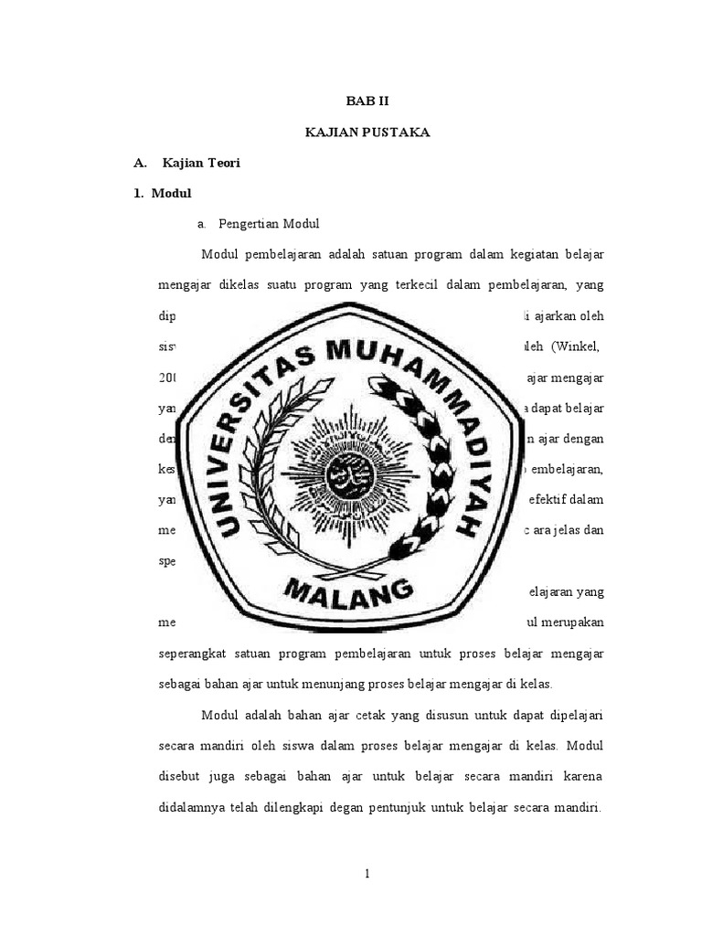 Modul UMM | PDF