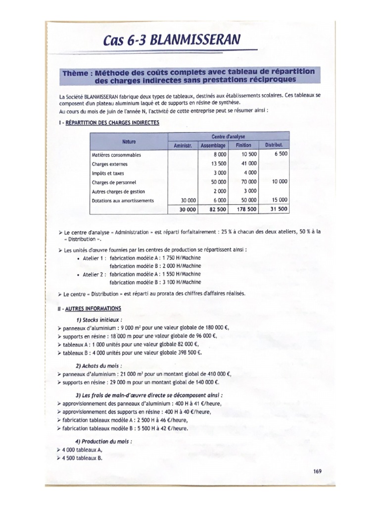 Chap2 - Cas 6-3 BLANMISSERAN | PDF