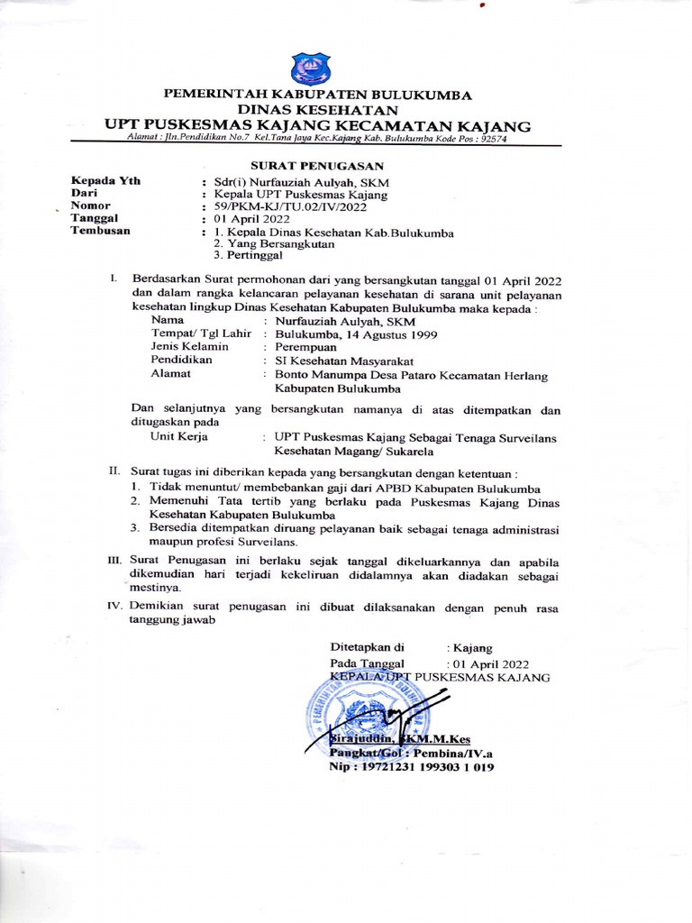 Srat Tgs Nur20221117 - 19554603 | PDF