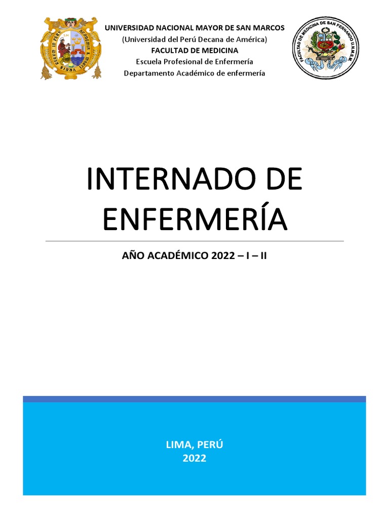 Manual de Internado 2022 | PDF | Enfermería | Evaluación