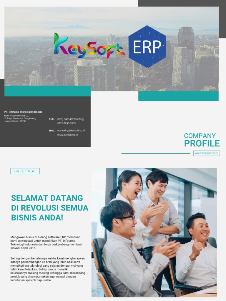 Company Profile Keysoft Erp | PDF