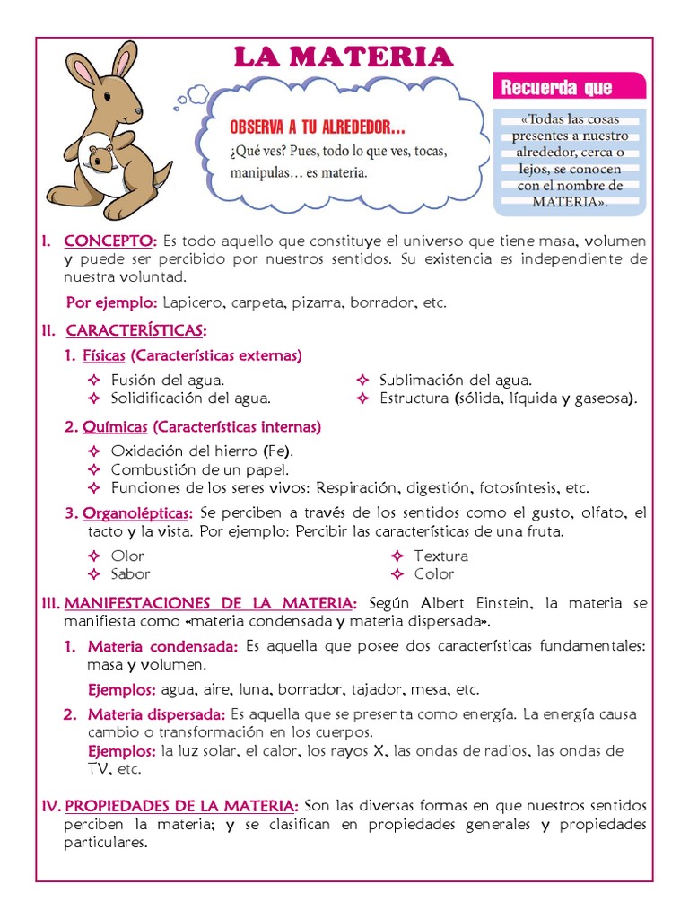 La Materia | PDF