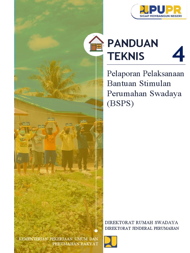 Panduan Teknis - Pelaporan Pelaksanaan BSPS | PDF | Teknologi & Rekayasa