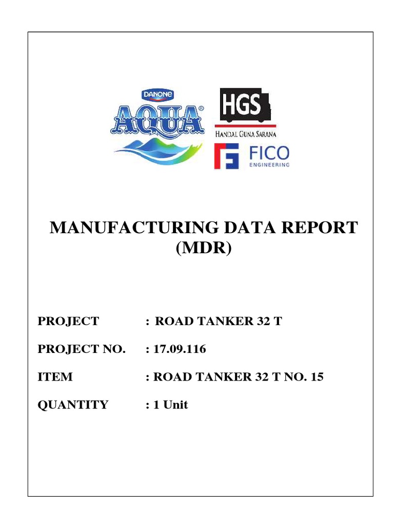 Cover MDR | PDF | Systems Engineering | Joining