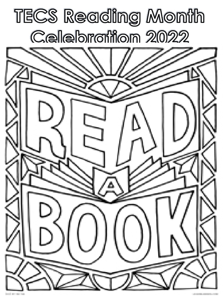 Coloring Pages For Reading Month | PDF