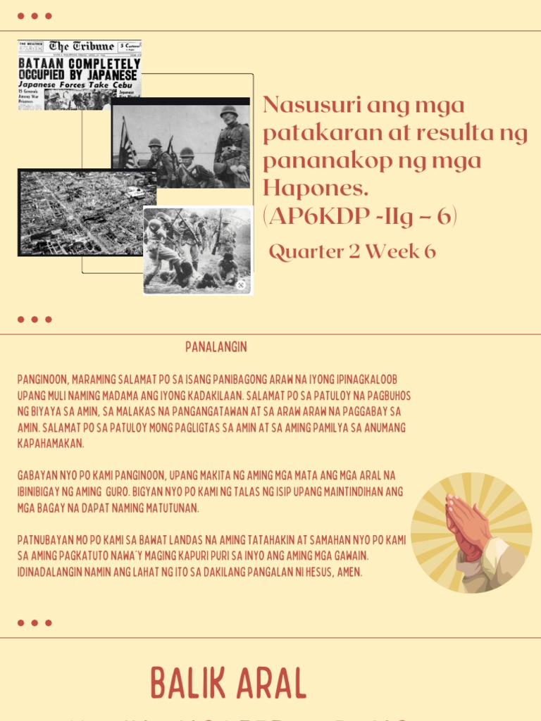 Mga Motibo Ng Pananakop Ng Mga Hapones